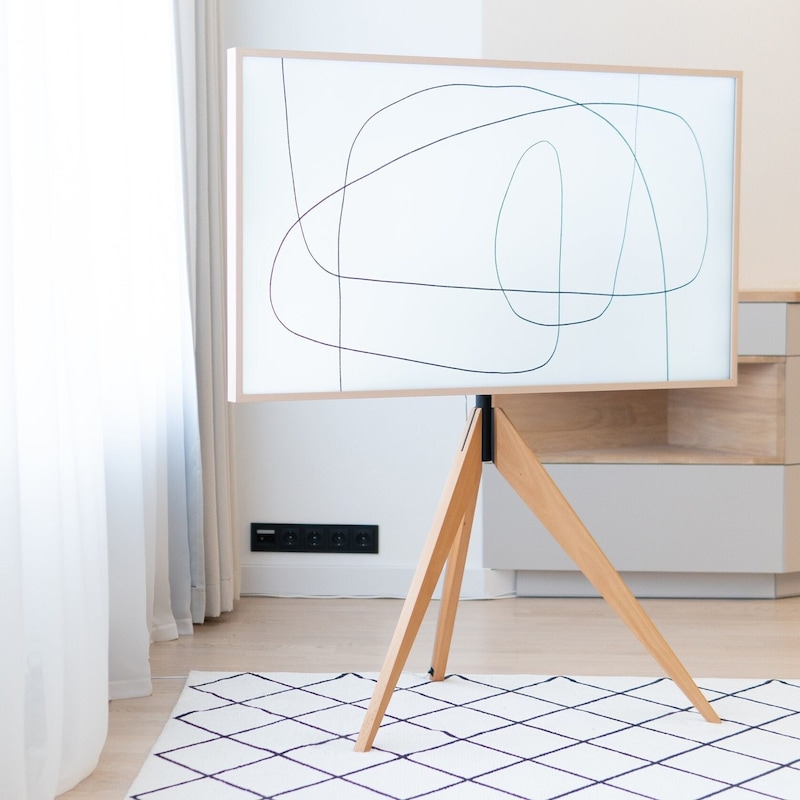 Minimalist Oak Tv Stand - Etsy