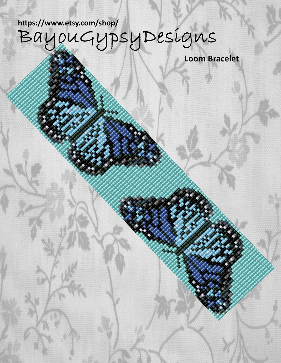 Butterfly Loom Stitch PDF INSTANT DOWNLOAD - Etsy Canada