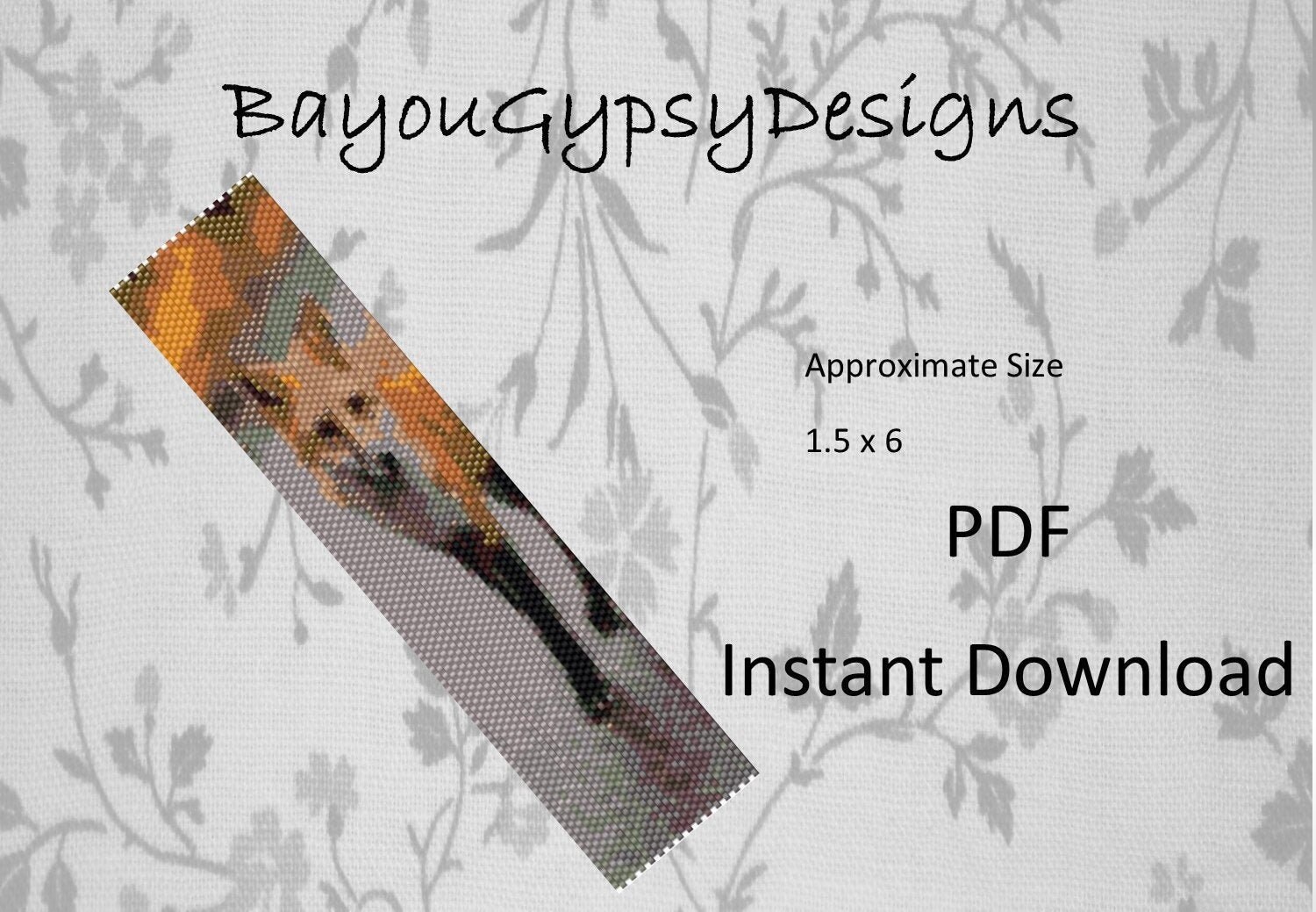 Wild Fox Peyote Pattern PDF INSTANT DOWNLOAD - Etsy