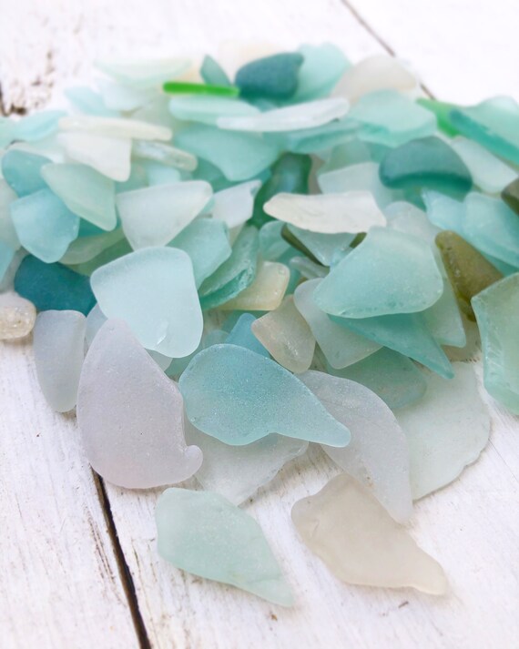 Sculpting & Forming Mosaic Making 50pcs sea glass colorful glass craft ...