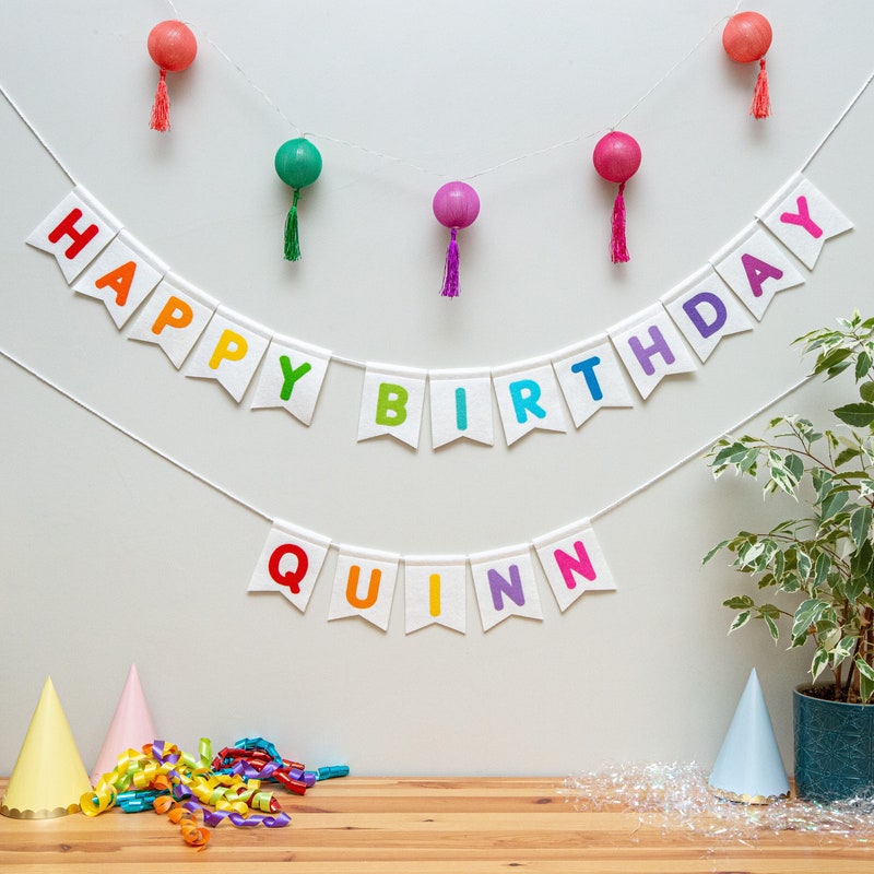 Birthday Bunting - Etsy