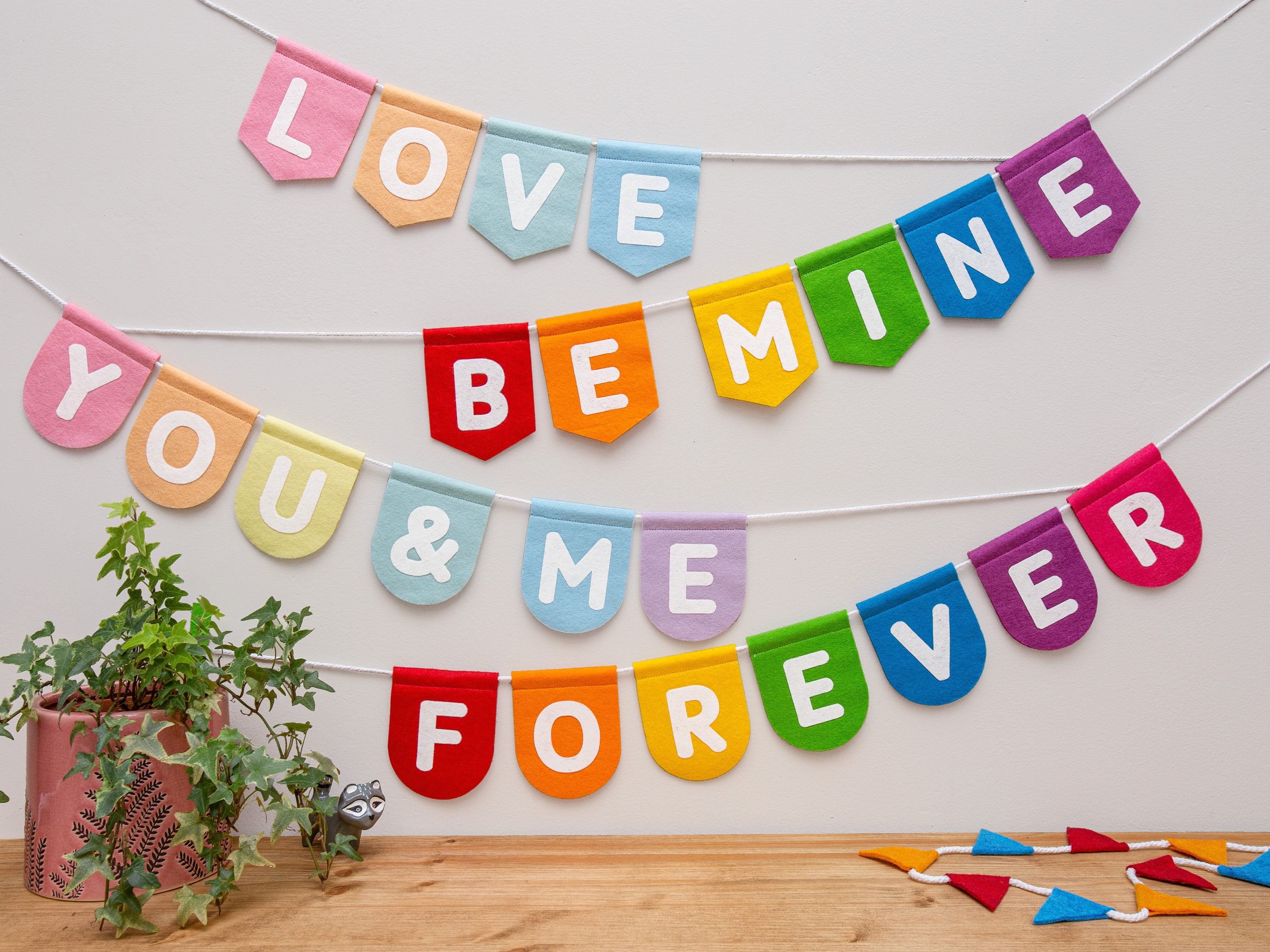 Custom Word Bunting. Felt Nursery Decor. Personalised Garland - Etsy UK