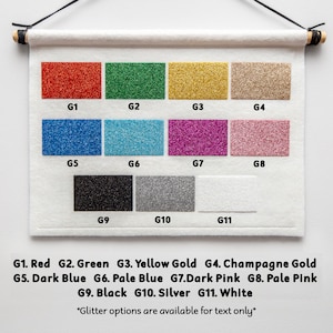 Custom Word Bunting. Felt Nursery Decor. Personalised Garland Wall ...