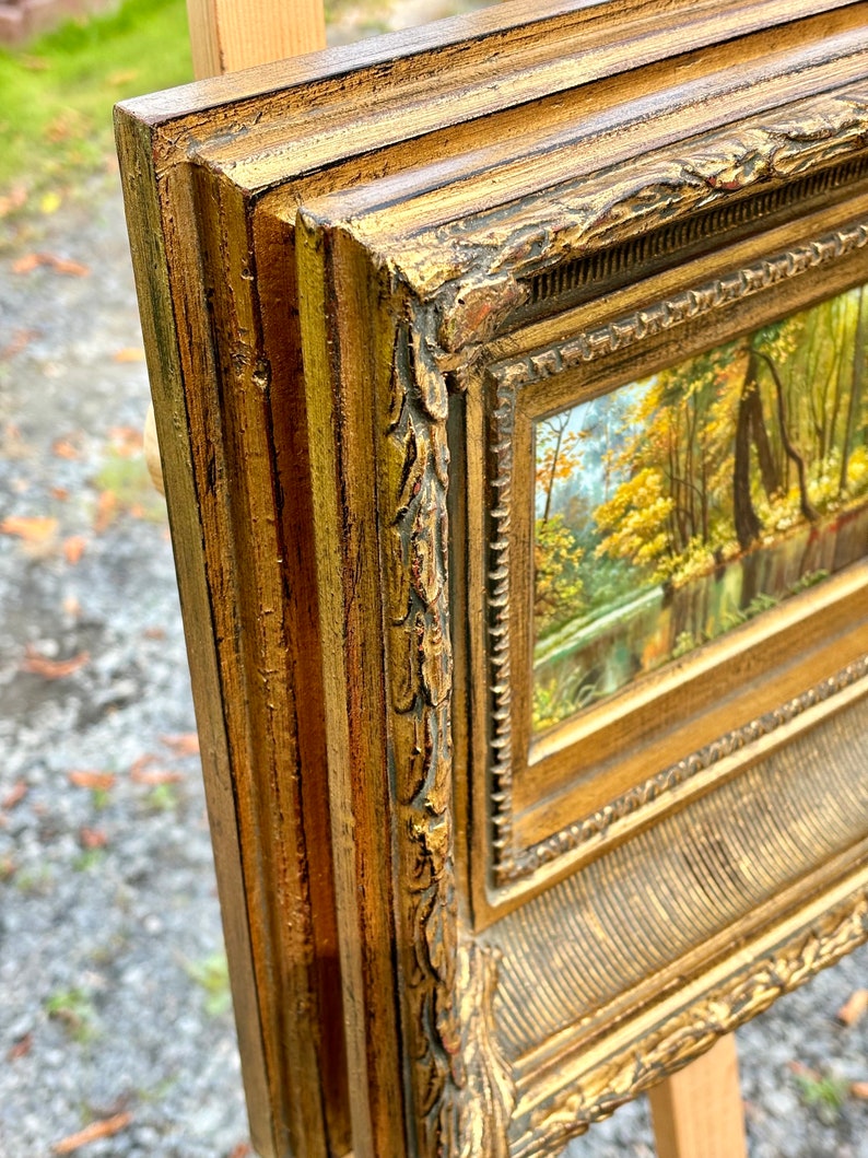 R. Pilon, 20th Century Canadian Artist, Oil on Wood Panel Autumn ...