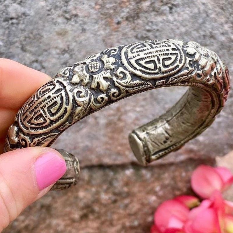 Repousse Bracelet - Etsy