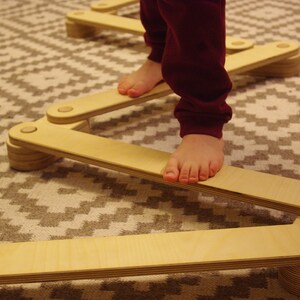 Wooden Balance Beam Balance Path Montessori Toy Balance - Etsy