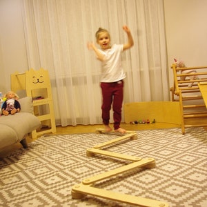 Wooden Balance Beam Balance Path Montessori Toy Balance - Etsy