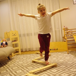 Wooden Balance Beam Balance Path Montessori Toy Balance - Etsy