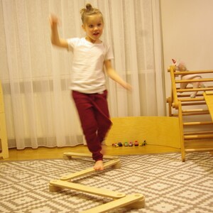 Wooden Balance Beam Balance Path Montessori Toy Balance - Etsy