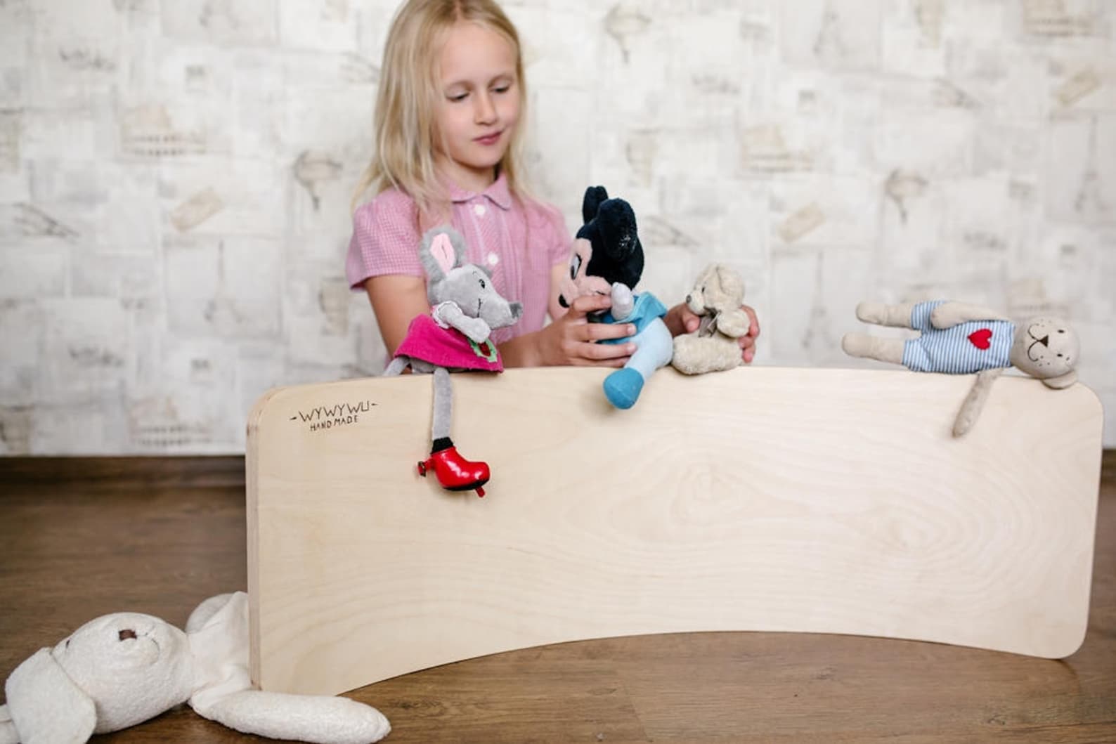 Balance Board / Rocking Board / Wywywu / Wooden Board / - Etsy