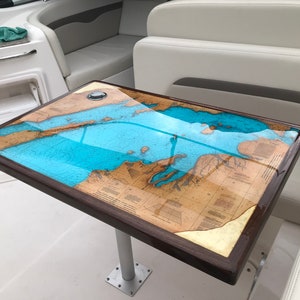 Custom Marine Chart Table Top - Etsy