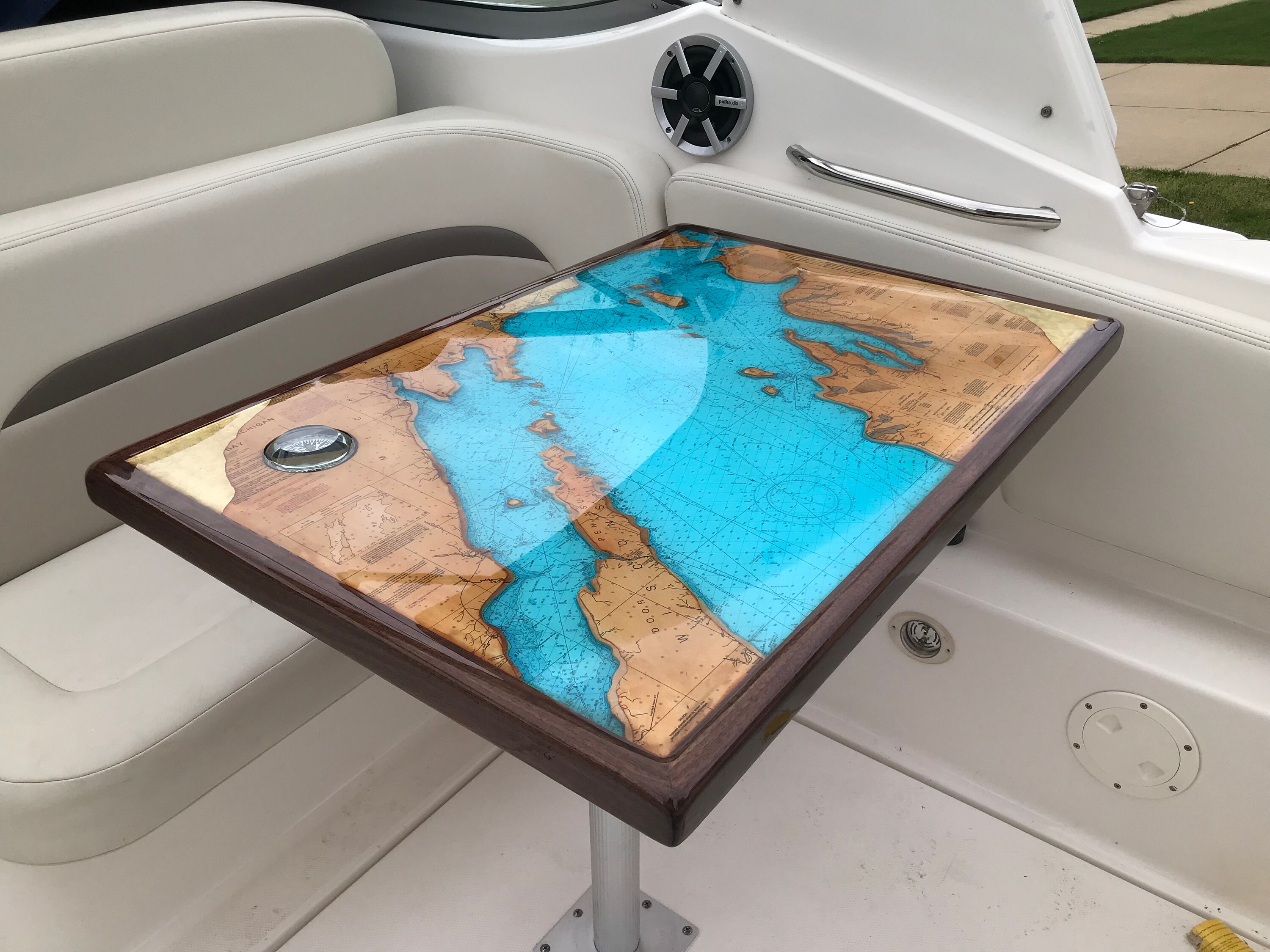 Custom Marine Chart Table Top - Etsy