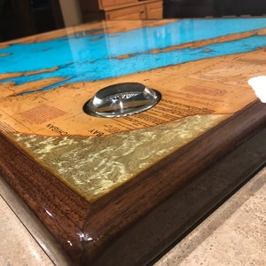 Custom Marine Chart Table Top - Etsy