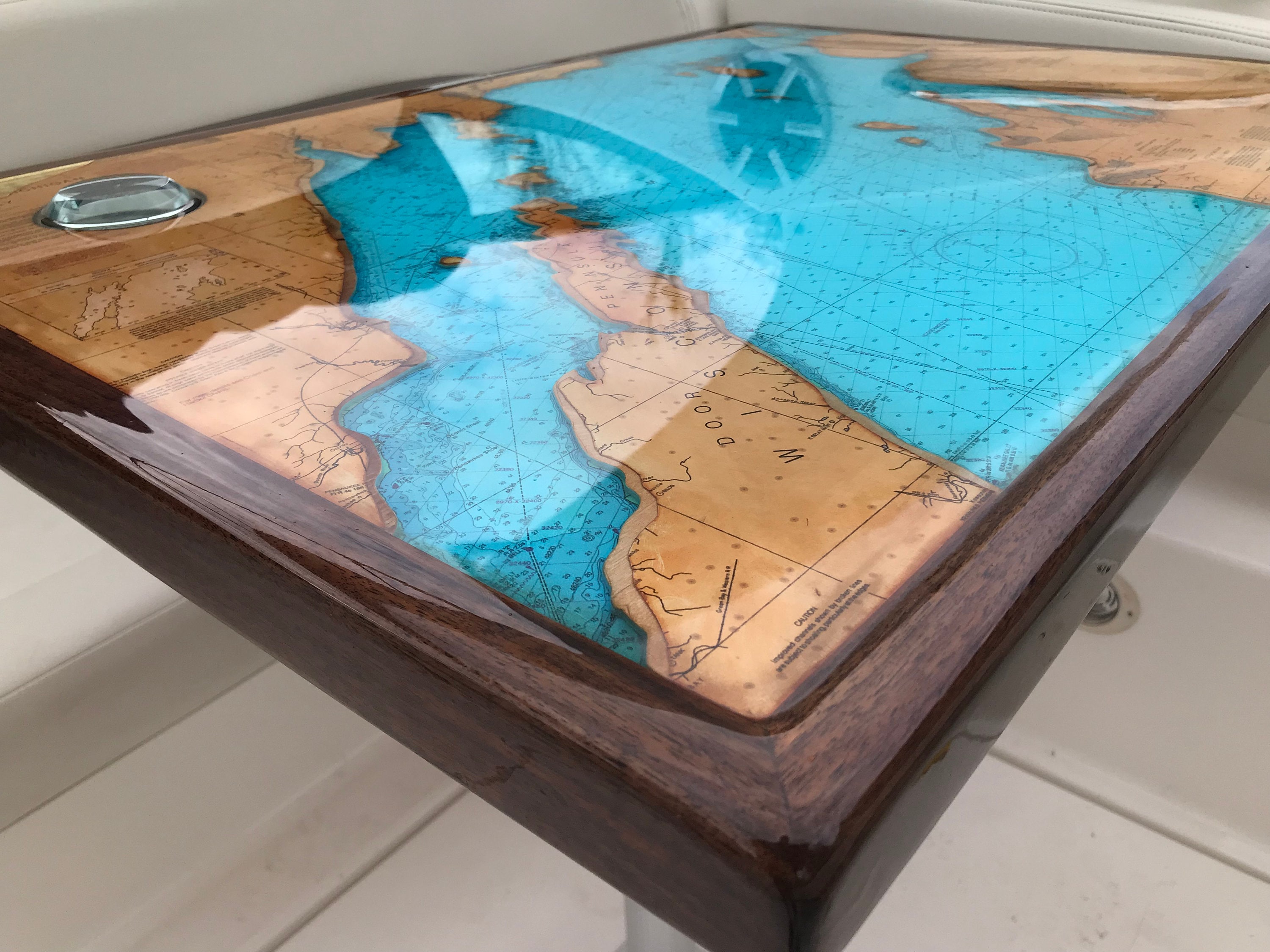 Custom Marine Chart Table Top - Etsy