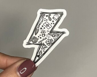 Lightning Bolt Vinyl | Etsy