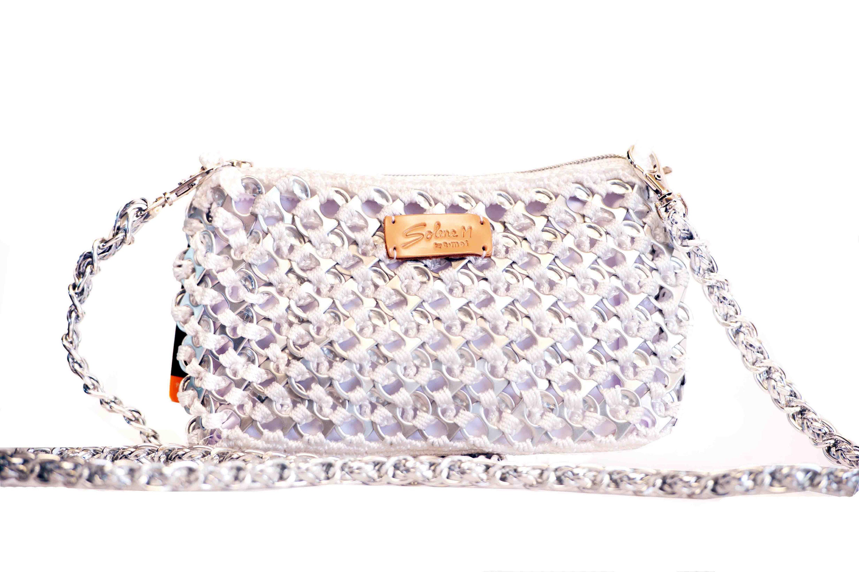 Pochette Crochet Pop-tabs Solene M/ Pop Tab Purse Solene M - Etsy