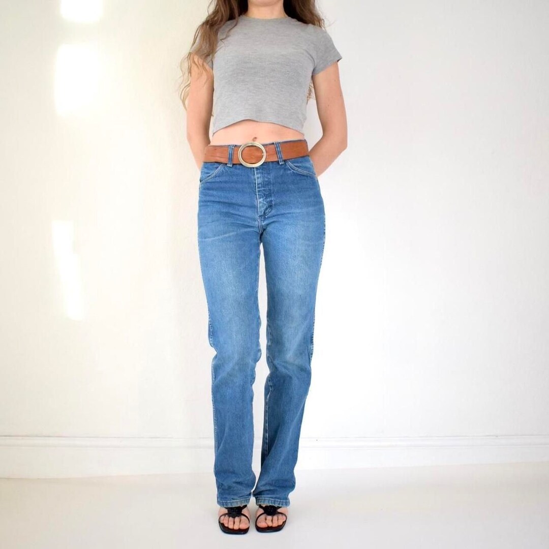 Vintage Classic Wrangler Straight Leg Jeans - Etsy