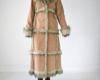 Long Patchwork Coat - Etsy UK