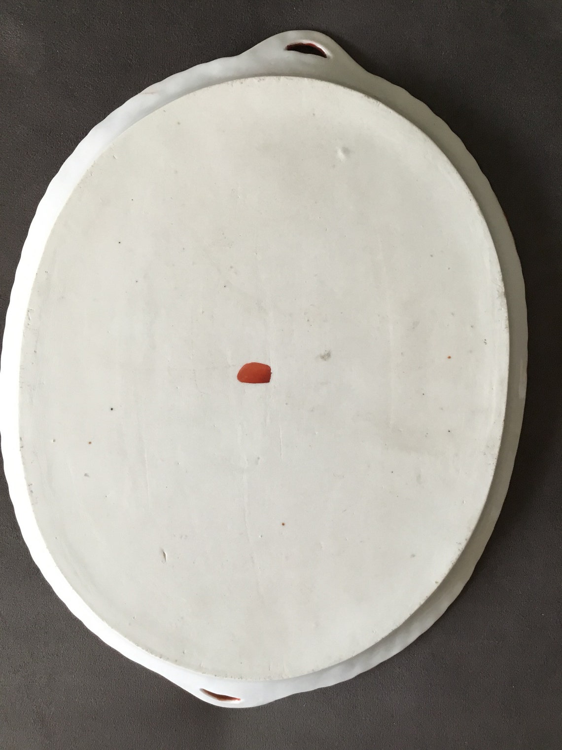 Hand Painted Red Chinese Ceramic Serving Tray 39.2cm Wide - Etsy