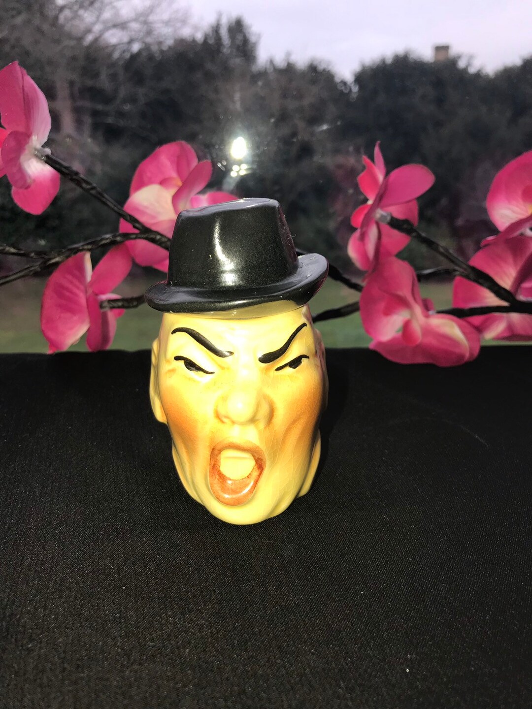 Antique Shouting Man Mustard Pot - Etsy Ireland