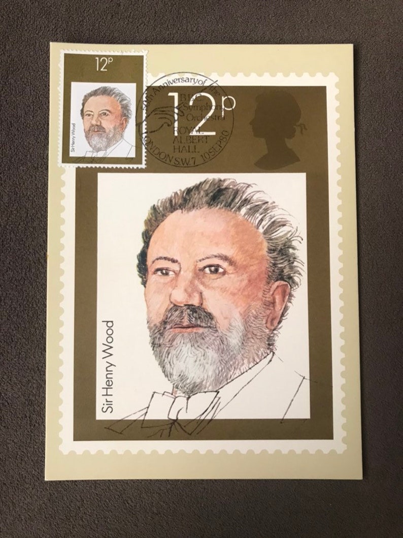Royal Mail Stamp Postcard Series Music British Conductors | Etsy