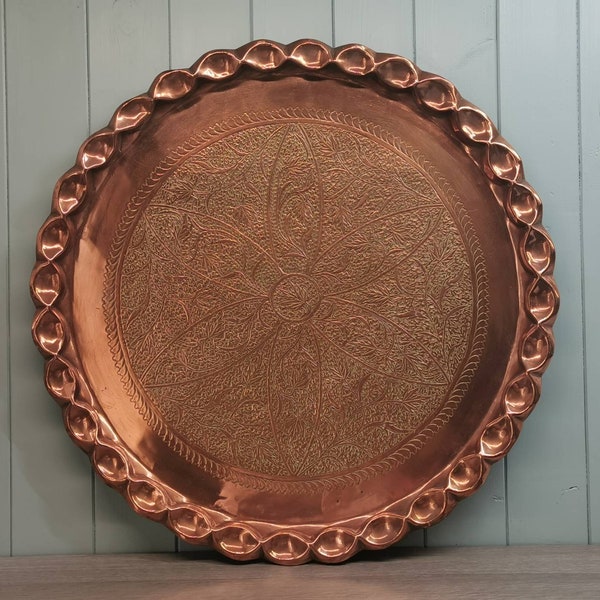 Large Copper Tray - Etsy