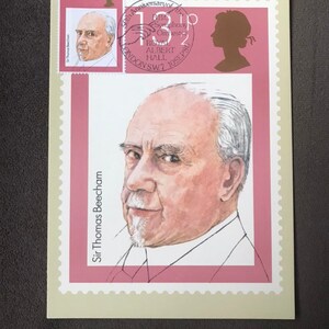 Royal Mail Stamp Postcard Series Music British Conductors - Etsy