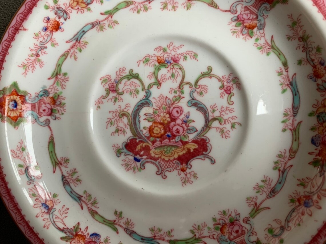 1910's Cauldon China Cup & Saucer Superb Looking Pair | Etsy