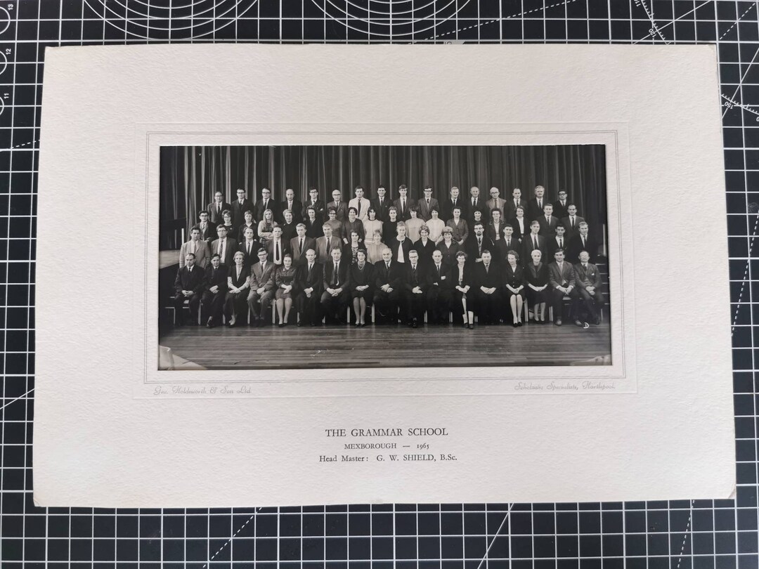 Vintage Class Photograph. the Grammar School Mexborough 1965 - Etsy