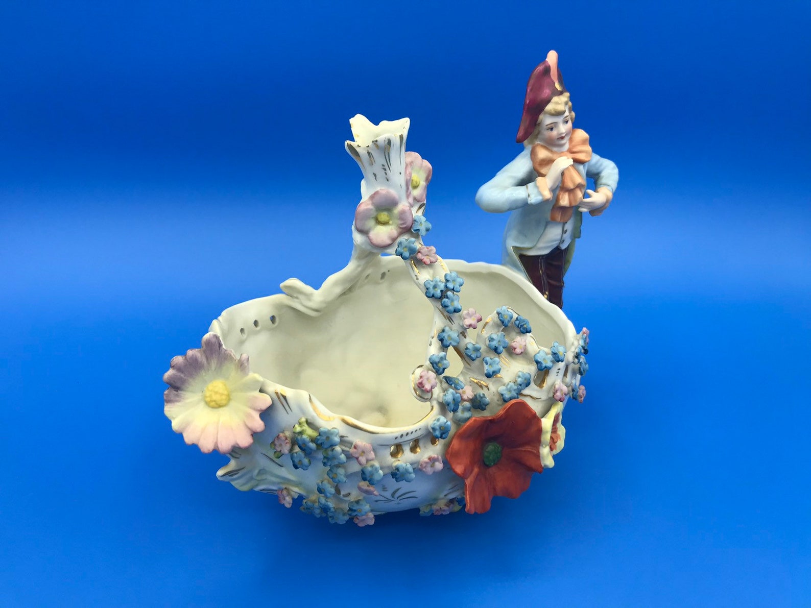 Antique Vase With Standing Figure Very Well Made 14.8cm Tall - Etsy UK