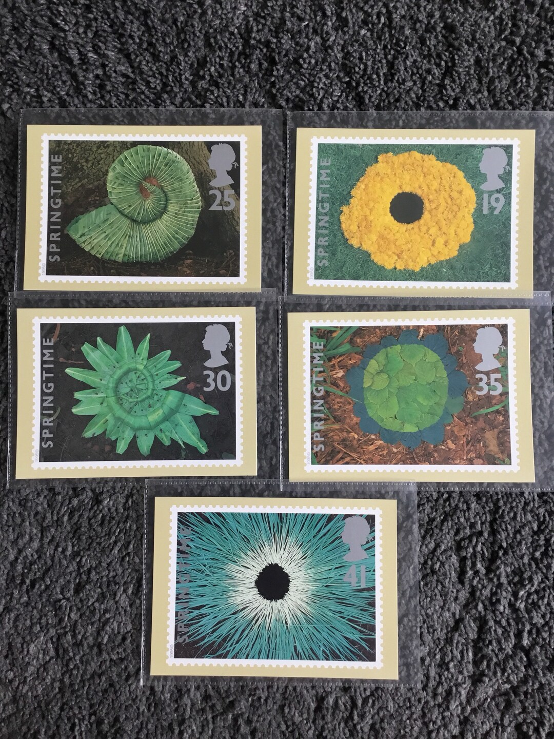 Royal Mail Stamp Postcard Series Springtime March 1995 5 - Etsy