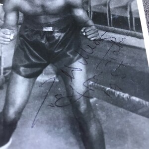 Signed 1950's Post Card of Boxer Johnny Hazel - Etsy
