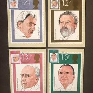 Royal Mail Stamp Postcard Series Music British Conductors - Etsy