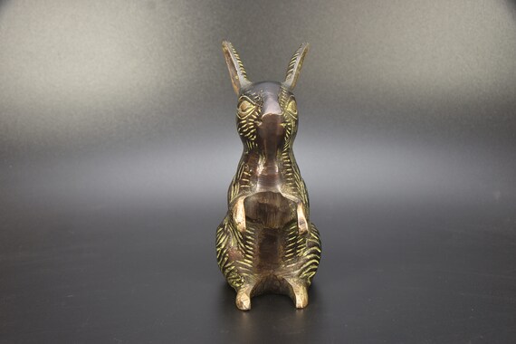 Rabbit Statue Handmade Greeny Color Bunny Statue Rabbit | Etsy