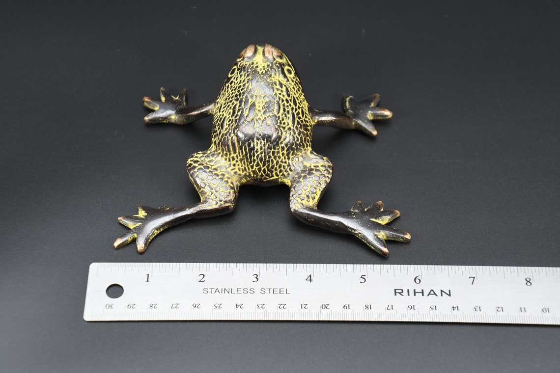 Estatua de rana antigua simboliza la reencarnación hecha a | Etsy