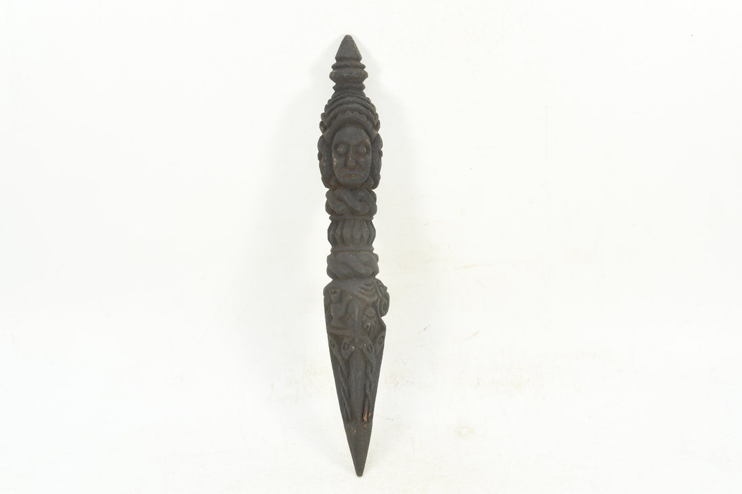 Three Face Mahakala Wooden Dagger Antique Tibetan Religious - Etsy