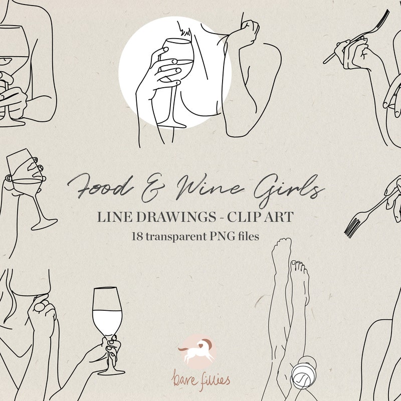 Wine Line Drawing - Etsy