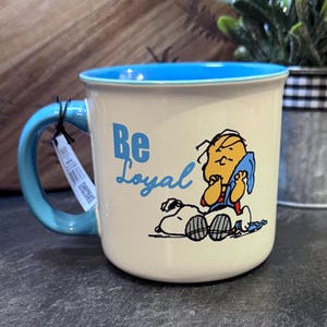Peanuts Mug, Linus and Snoopy Be Loyal Mug, Peanuts Coffee Mug, Snoopy ...