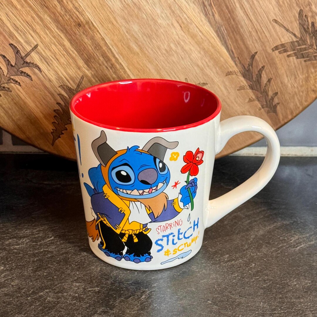 Stitch as Beast Coffee Mug - Disney's Beauty and the Beast 12oz - Etsy