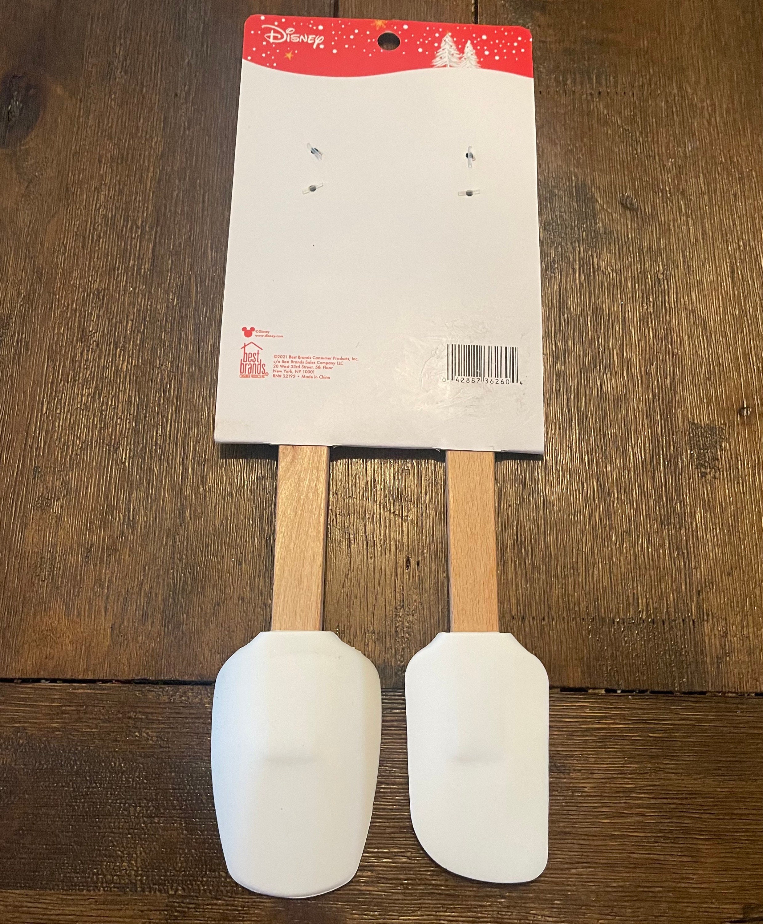 Mickey and Minnie Mouse Christmas Spatula Set Disney - Etsy