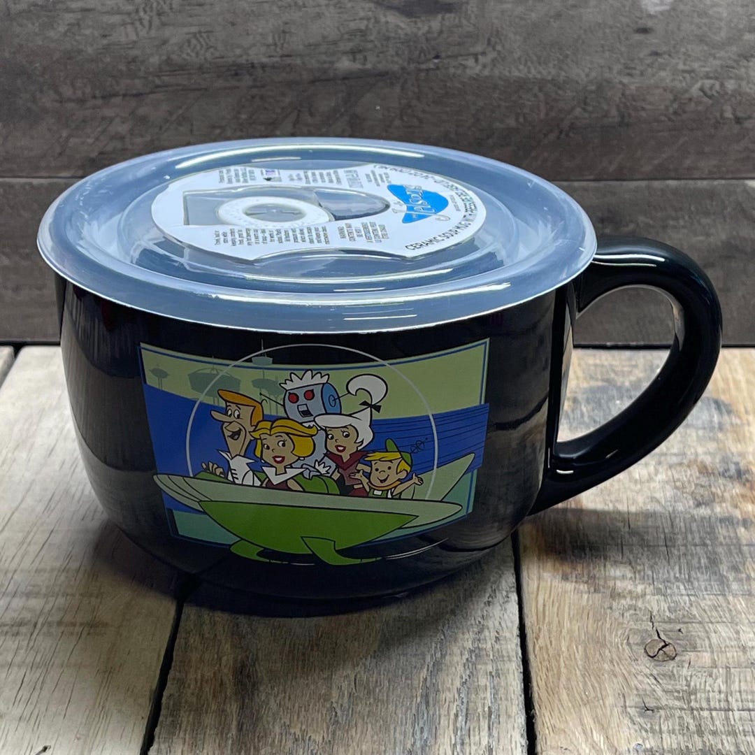 The Jetson's Soup Mug: Hanna-barbera Pressurized Lid Mug - Etsy