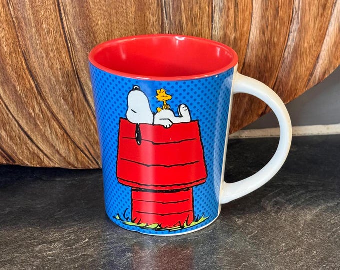 Peanuts Snoopy and Woodstock Coffee Mug, Peanuts Mug, Peanuts Coffee ...
