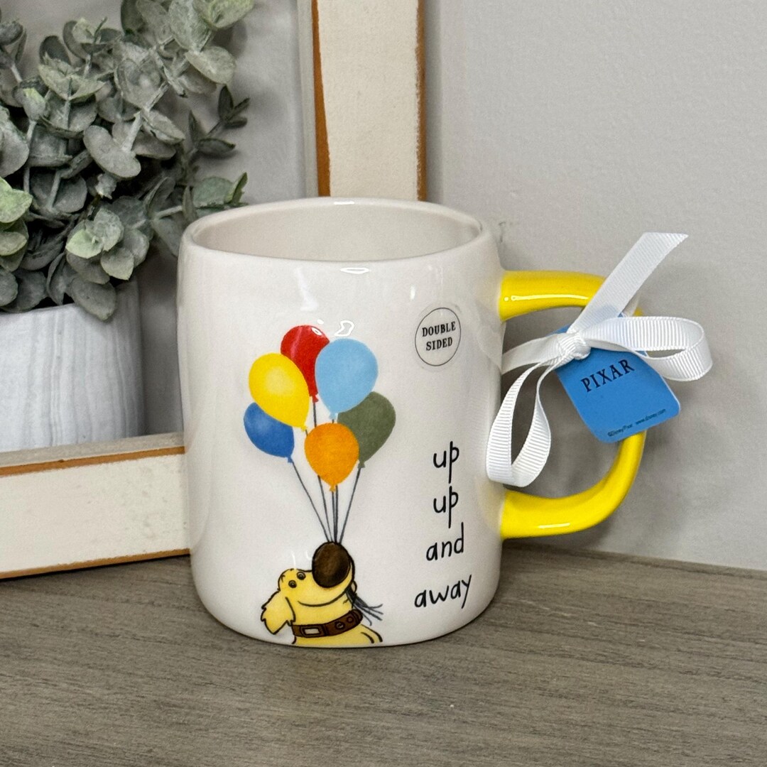 Disney’s Pixar Mug, Rae Dunn Disney’s UP Mug, Up, Up. and Away Mug ...