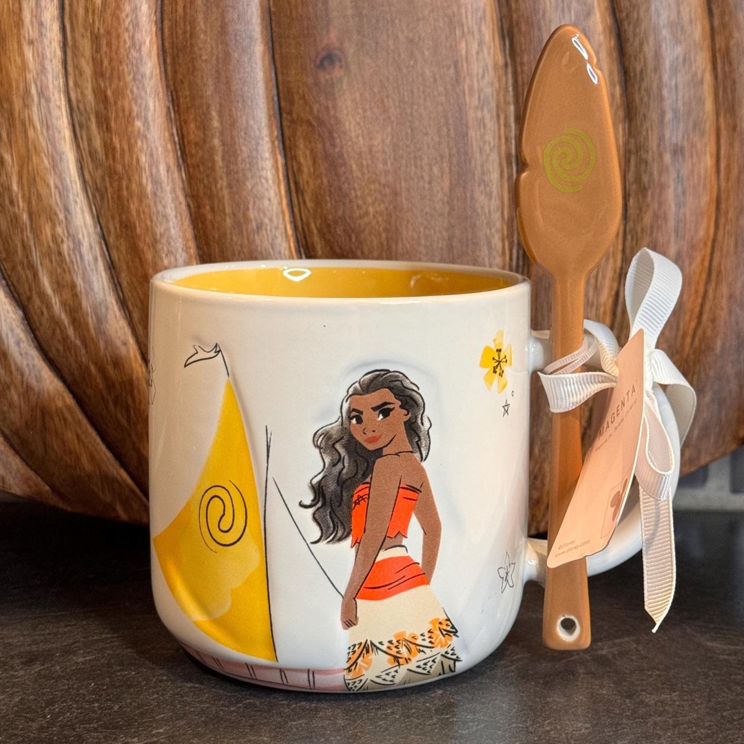 Disneys Moana Mug, Rae Dunn Disney Princess Mug, Moana Mug, Collectors ...