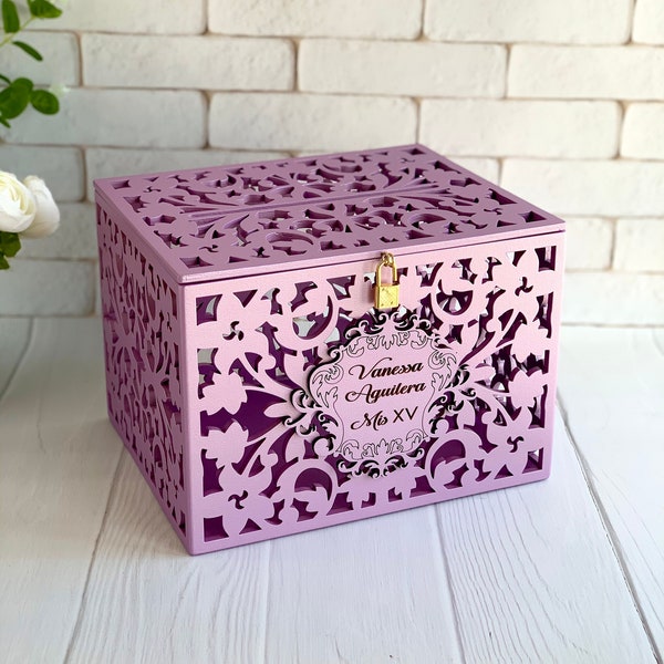 Quinceanera Card Box - Etsy