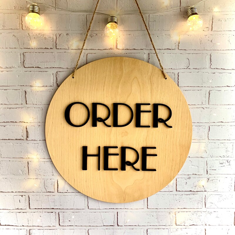 Order Here Sign - Etsy