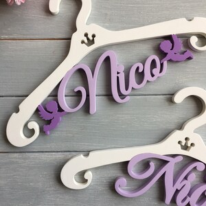 Personalized Hanger With Name Wedding Hanger Kids Wooden Decor Room ...