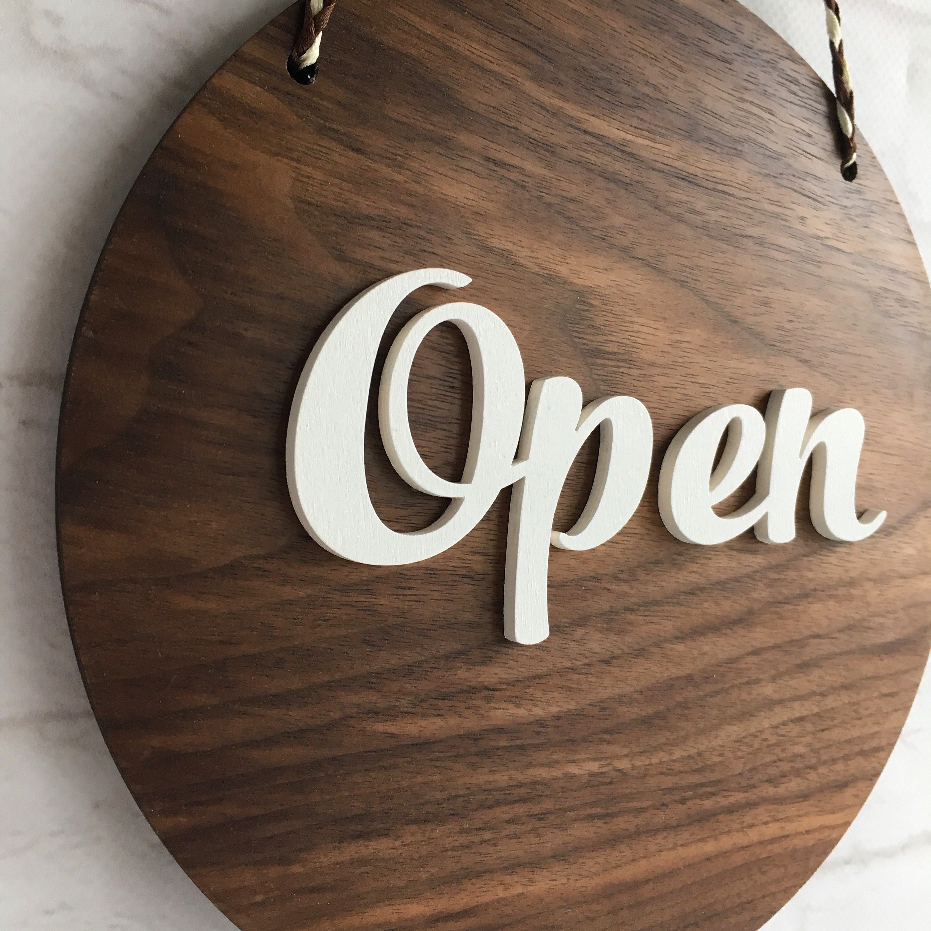 Open Closed Sign Business Sign Storefront Sign Shop Open Sign Wooden ...