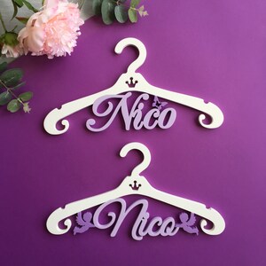 Personalized Hanger With Name Wedding Hanger Kids Wooden Decor Room ...