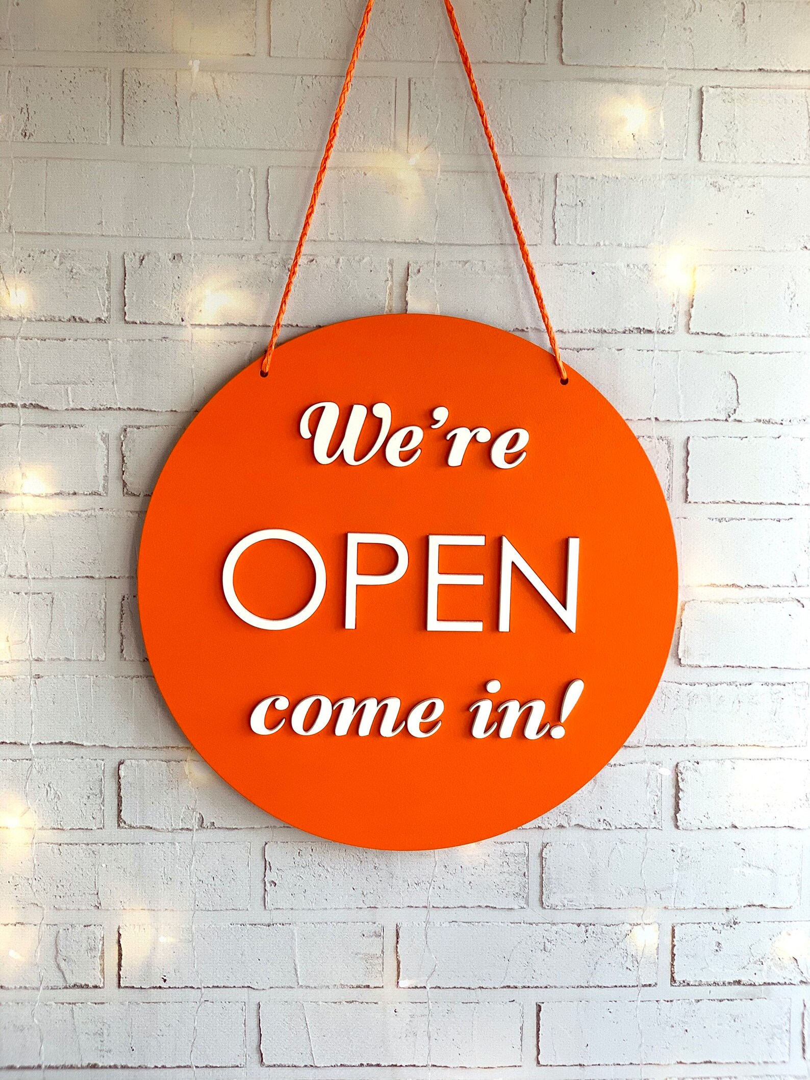 Custom Double Sided Wooden Sign Business Sign Storefront Sign Shop Open ...